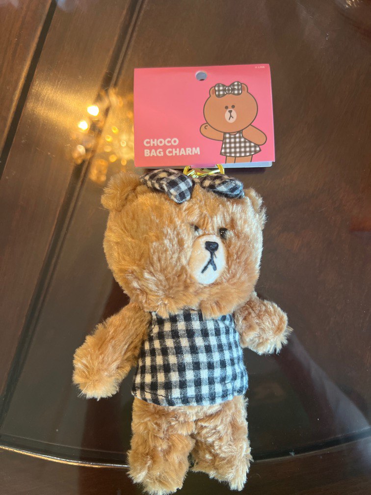 Line Choco Bag Charm, Hobbies & Toys, Toys & Games on Carousell