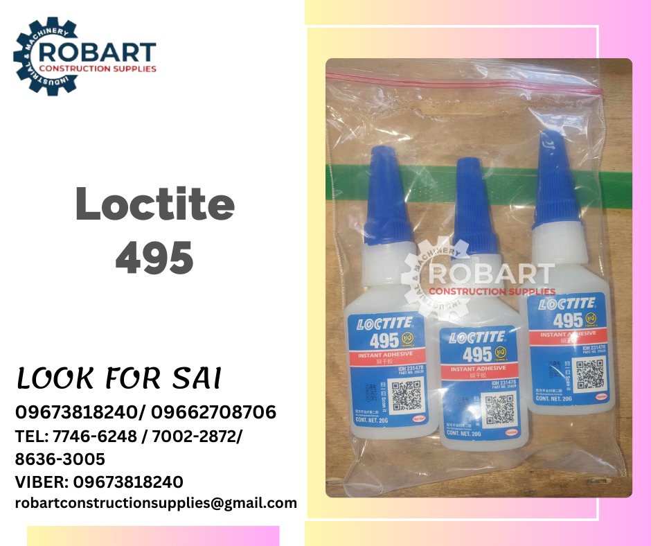 Loctite 495, Commercial & Industrial, Construction Tools & Equipment on ...