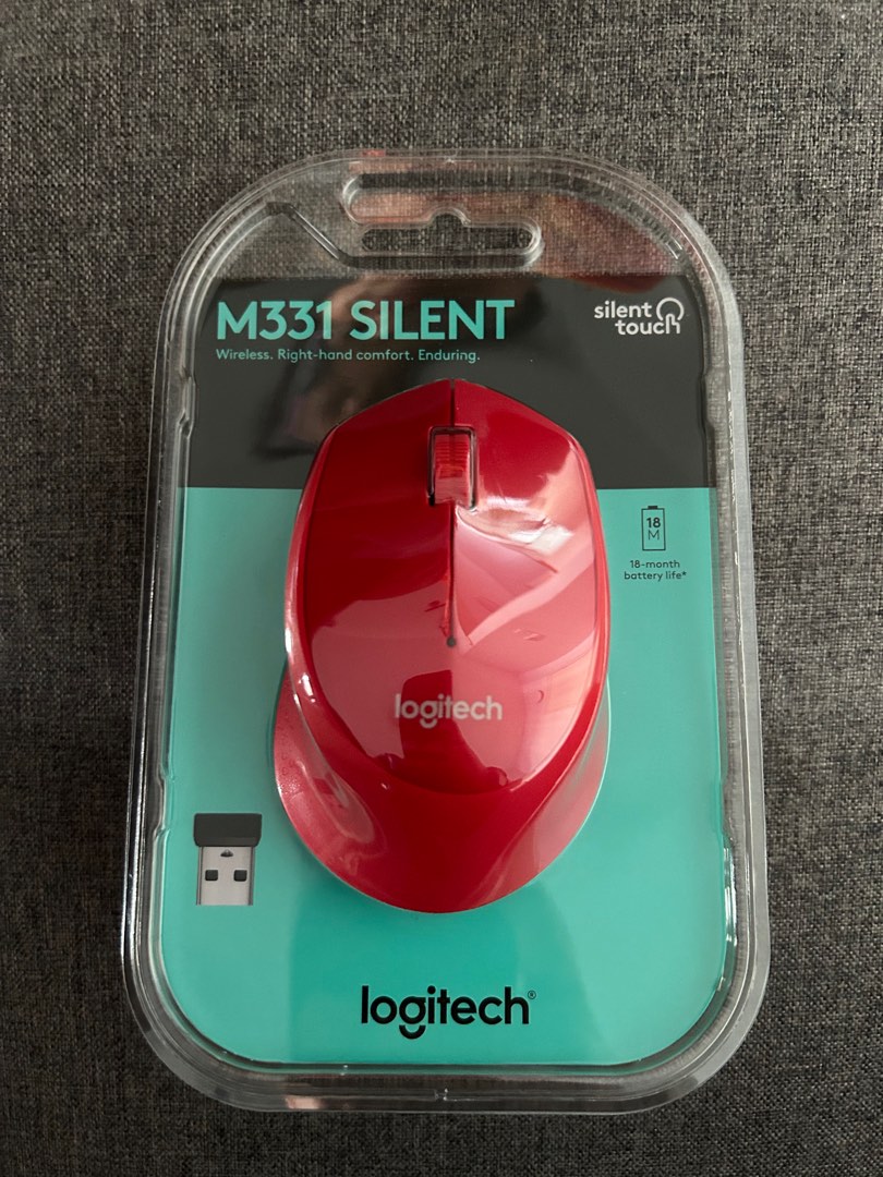 Logitech M331 Wireless Silent Mouse, Computers & Tech, Parts ...