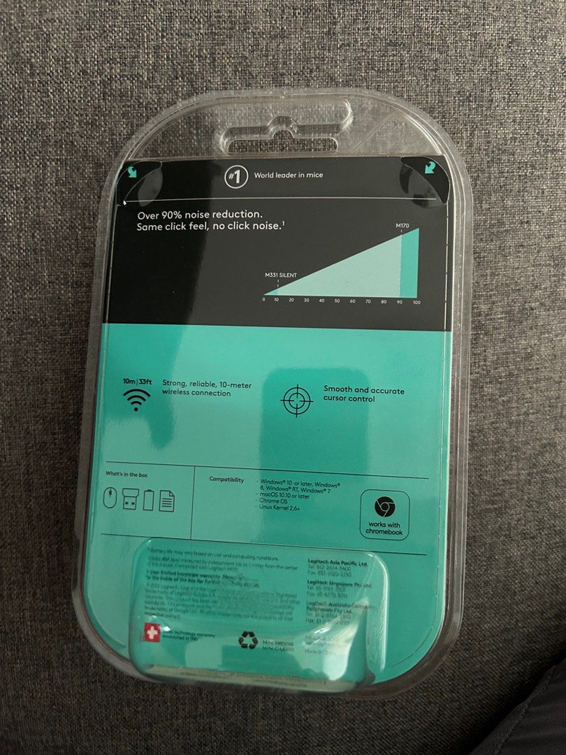 Logitech M331 Wireless Silent Mouse Computers And Tech Parts And Accessories Mouse And Mousepads On