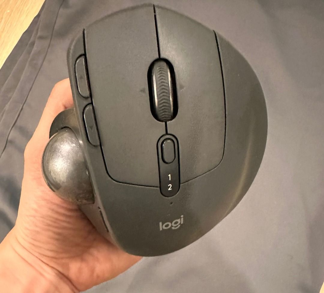 Logitech MX Ergo Mouse Computers Tech Parts Accessories Mouse Mousepads On Carousell