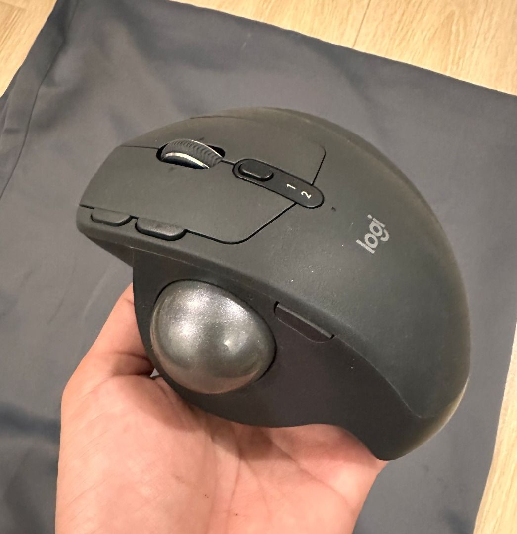 Logitech MX Ergo Mouse Computers Tech Parts Accessories Mouse Mousepads On Carousell