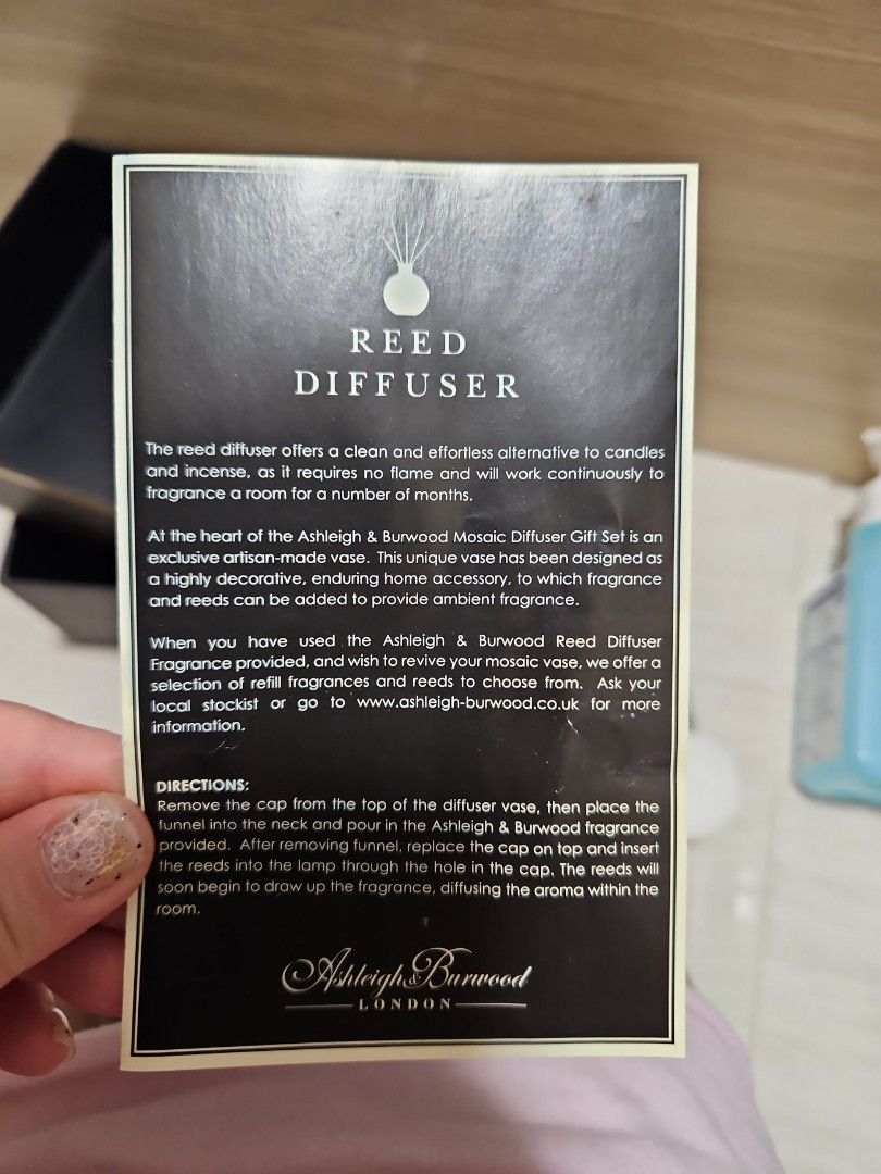 London REED Diffuser container, 其他, 其他 - Carousell