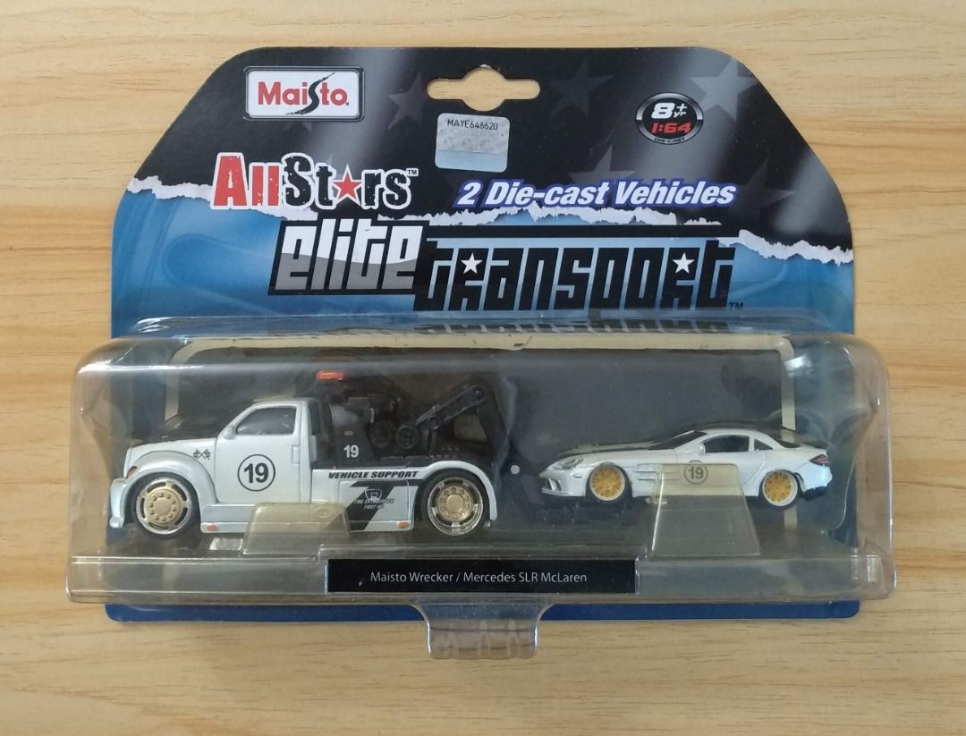Maisto All Stars Elite Transport Mercedes SLR Mclaren Hot Wheels ...