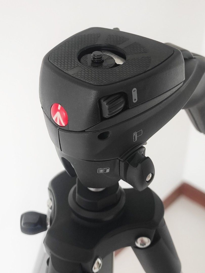 Manfrotto Compact Action Tripod, Photography, Photography Accessories ...