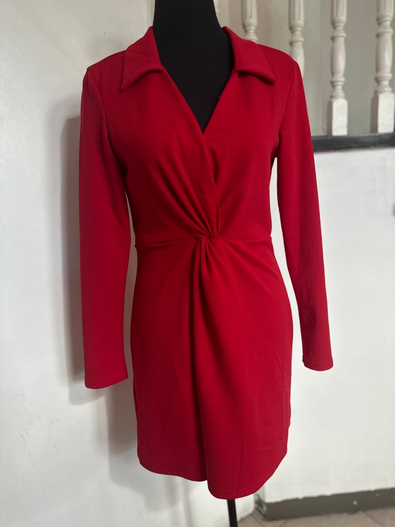 Mango Red Dress, Women's Fashion, Dresses & Sets, Dresses on Carousell