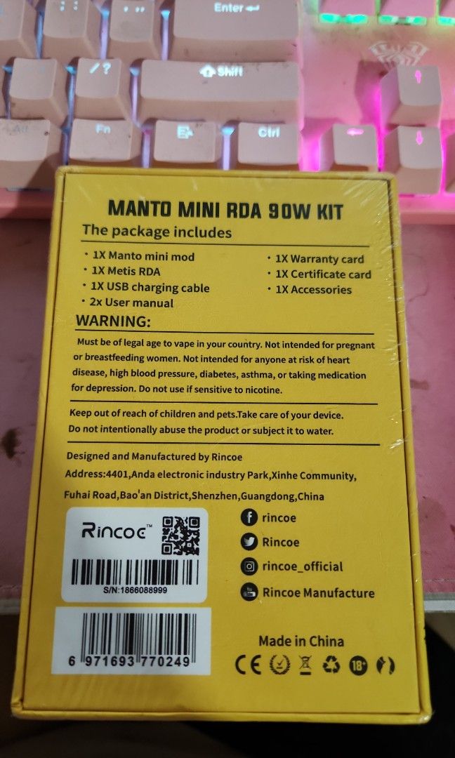 Manto Mini baru segel plastik, Elektronik, Lainnya di Carousell