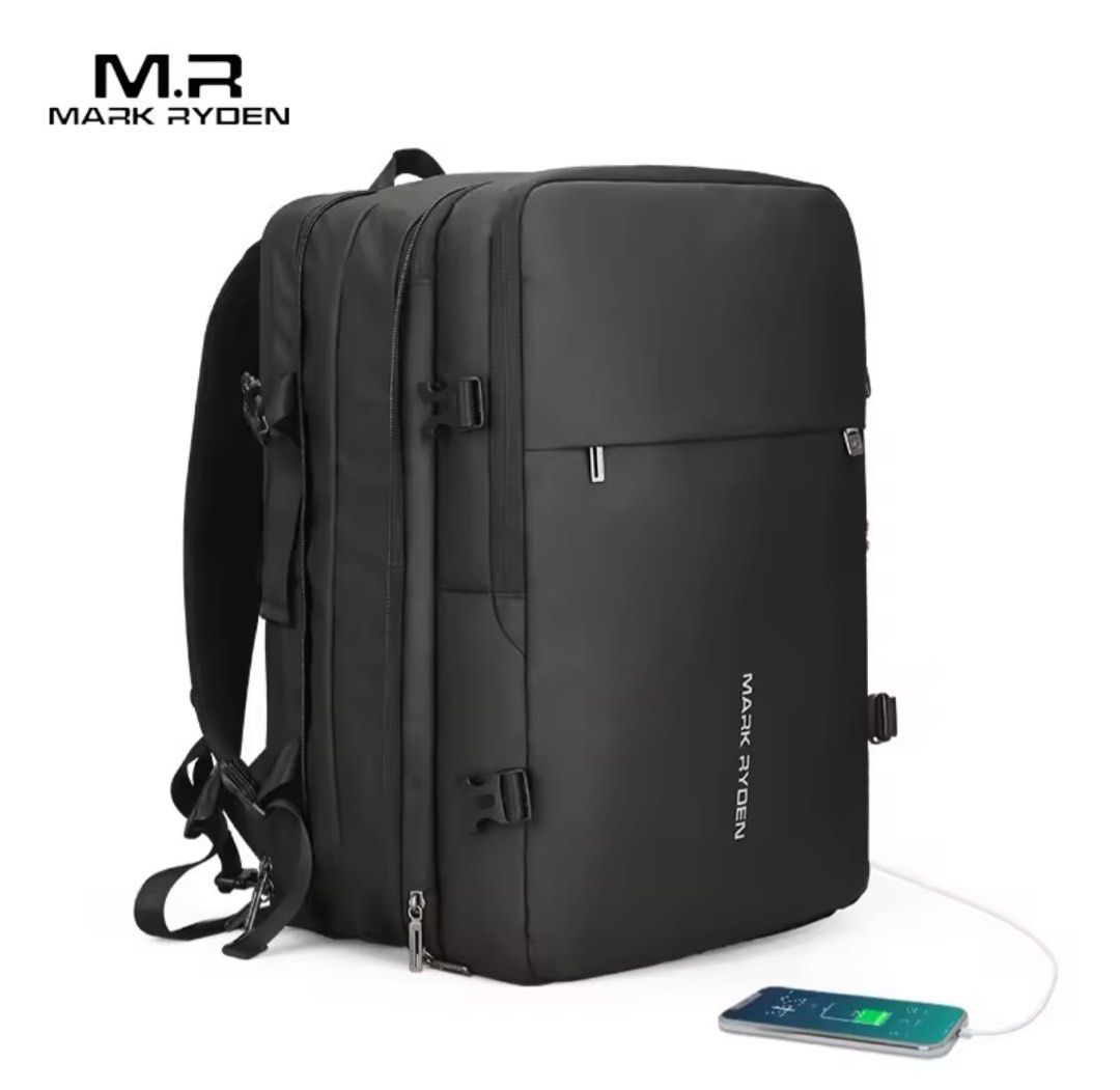 MARK RYDEN Expandable Travel Men Travel Backpack, Men's Fashion, Bags ...