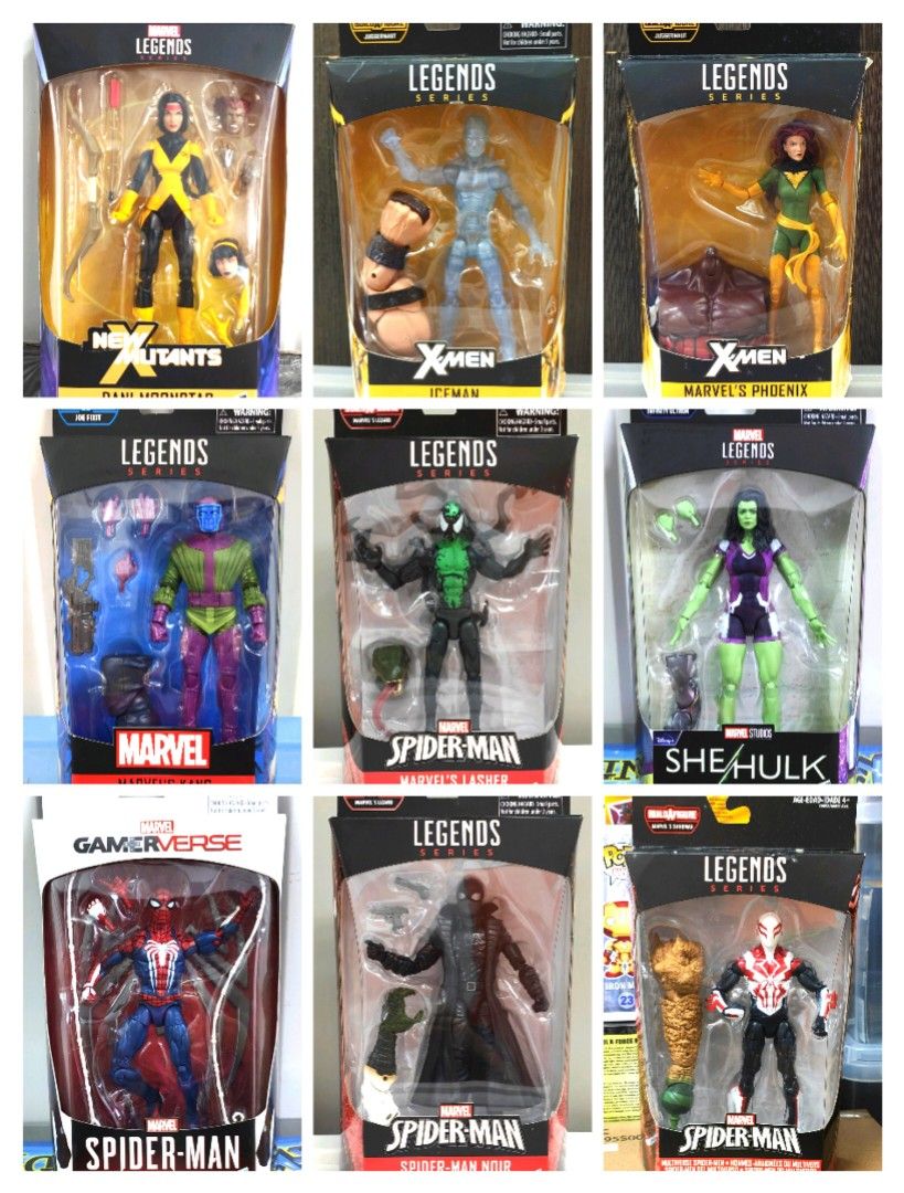 Marvel Legends Dani Moonstar, Iceman, Phoenix, Kang, Lasher, She-Hulk ...