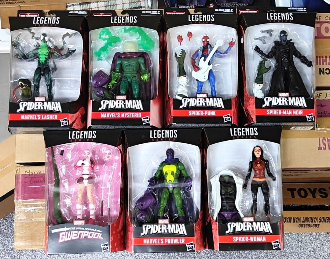 Marvel Legends Lizard Wave Complete Set, Hobbies & Toys, Toys & Games ...