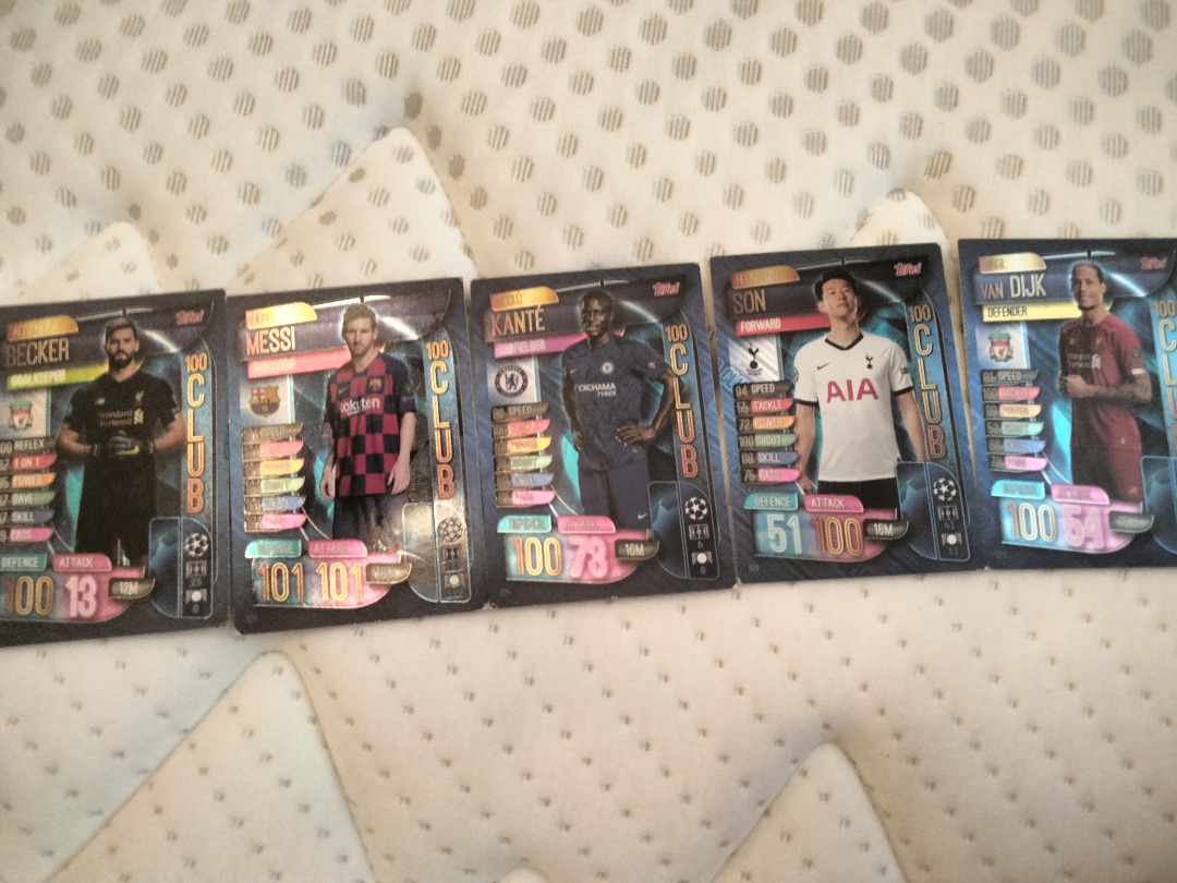 Match attax 100 club cards, Hobbies & Toys, Toys & Games on Carousell