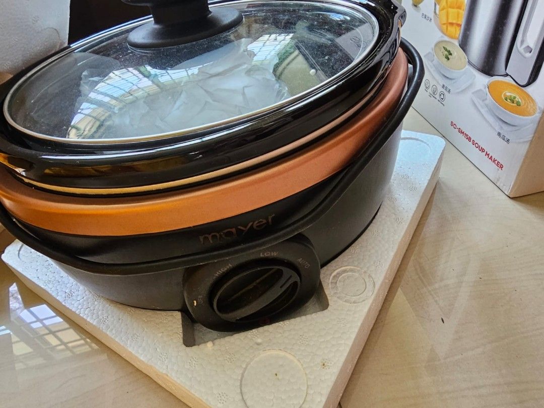 Mayer MMSC35 Slow Cooker. Ceramic Inner Pot. 3.5 L Capacity. Low Energy ...