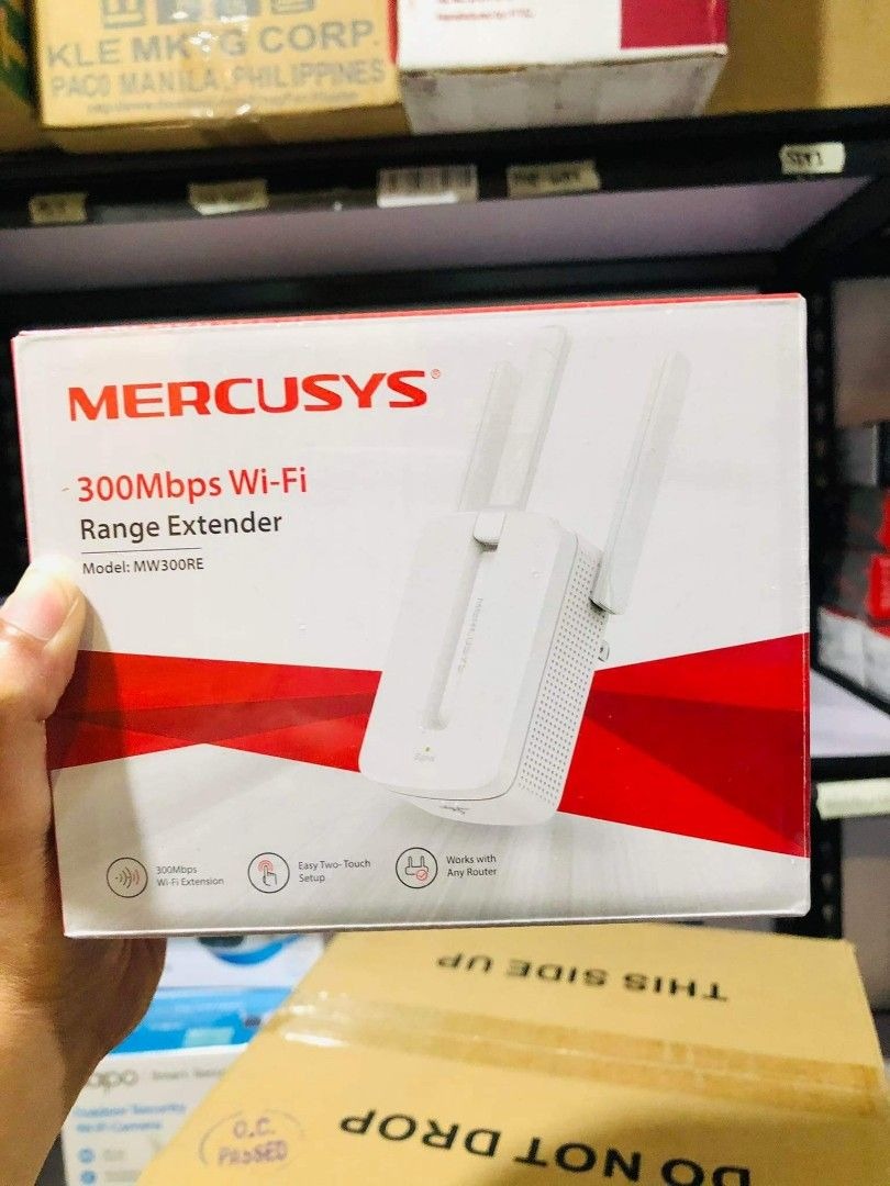 Mercusys MW300RE 300Mbps Wifi Range Extender, Wifi Extender, Wifi ...