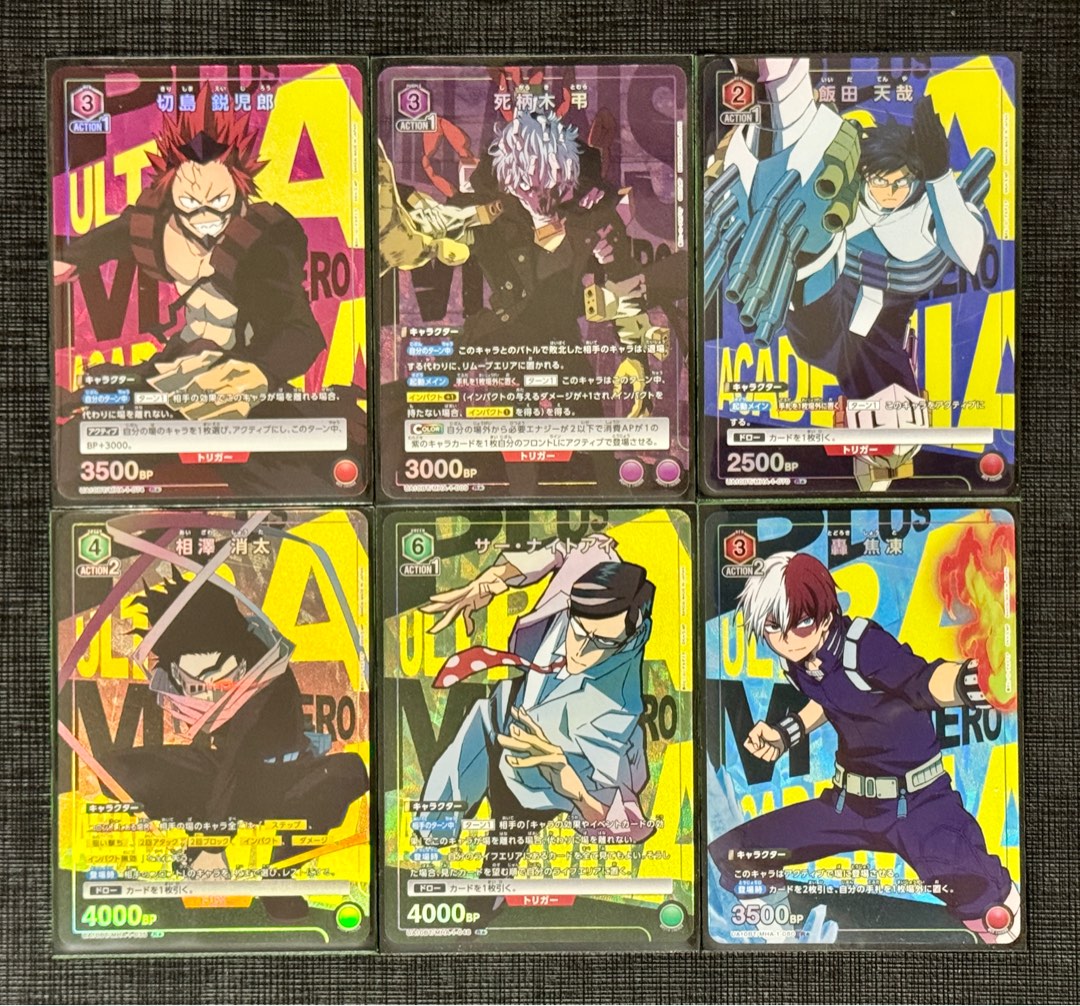 Eijiro Kirishima UA10BT/MHA-1-074 R* AA Shigaraki Sou Tomura Shigaraki ...