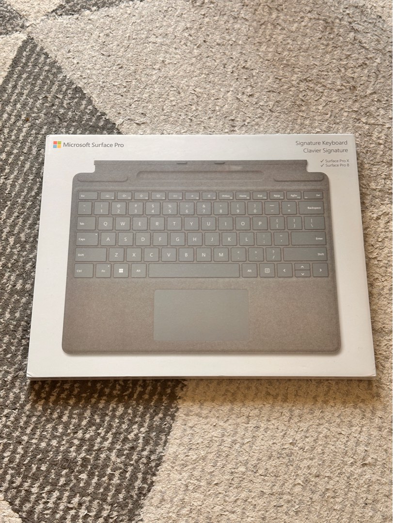 Microsoft Surface Pro Signature Keyboard Ice Blue, Computers & Tech ...