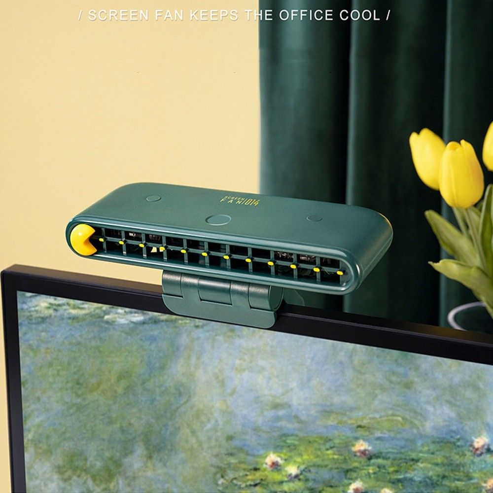 Mini Desktop Monitor Fan USB Screen Fan Rechargeable, TV & Home ...