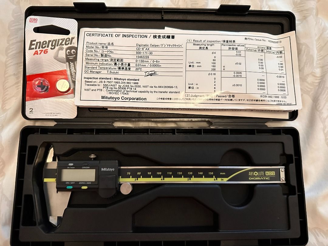 Mitutoyo Digimatic Caliper, Hobbies & Toys, Stationery & Craft, Craft ...