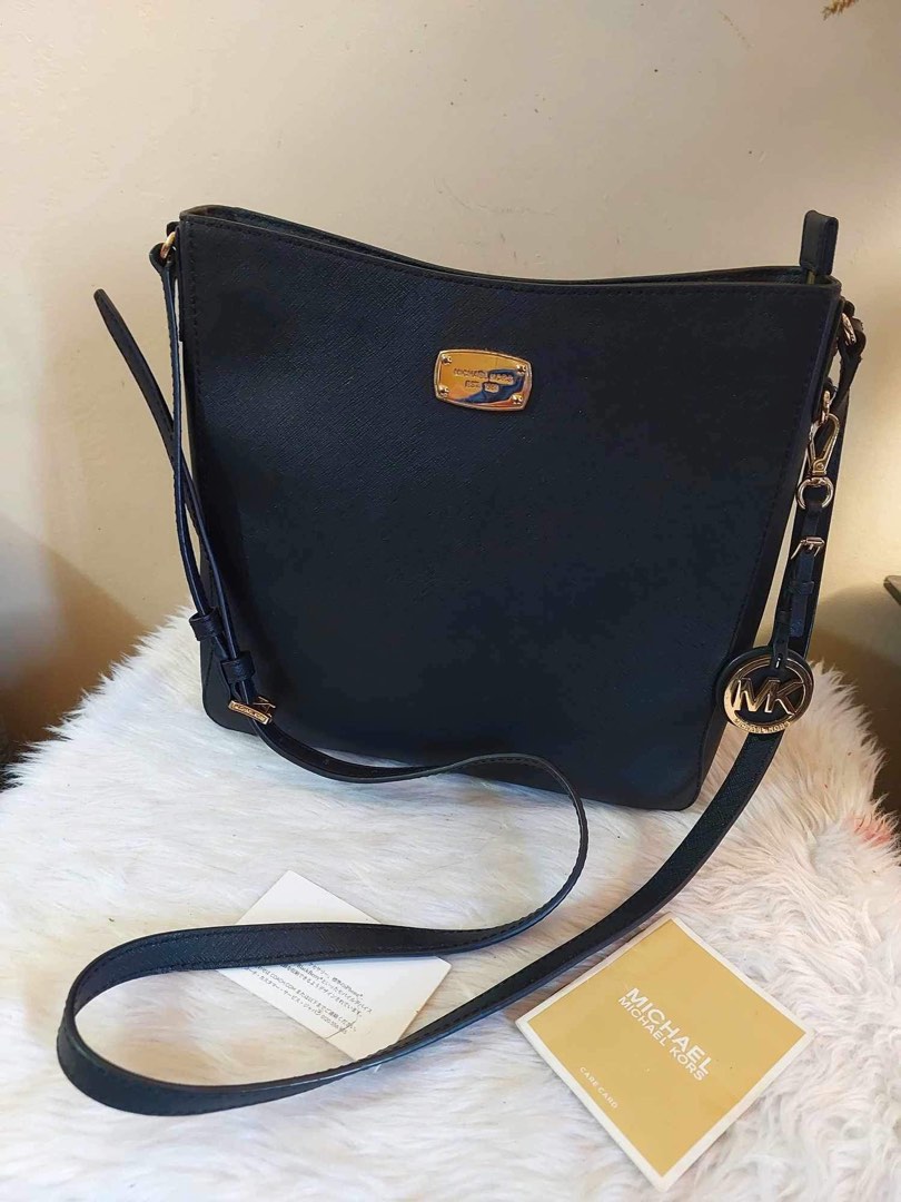 MK File Crossbody Bag, Luxury, Bags & Wallets on Carousell