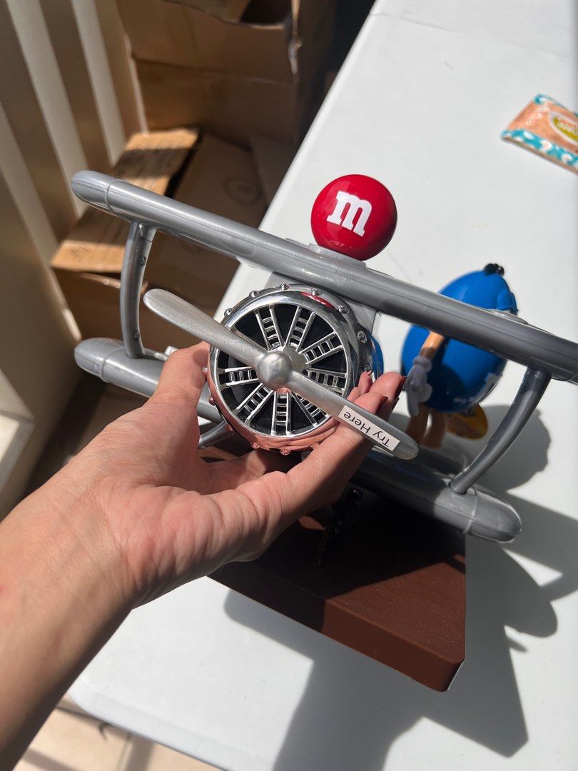 M&Ms World Airplane Chocolate Dispenser - Rare Collectible, Furniture ...