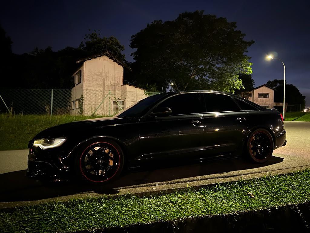 Modded AUDI A6 RS Bodykit CAR RENTAL, Cars, Car Rental on Carousell