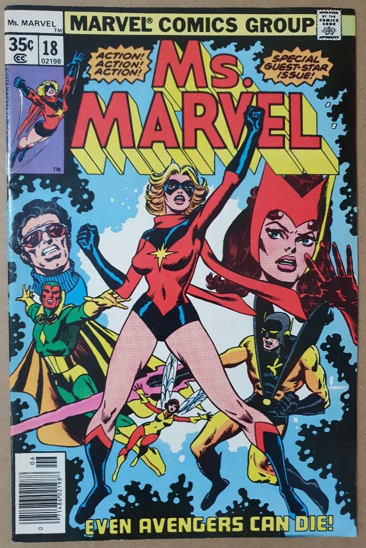 Ms Marvel #18. 1st full appearance Mystique., Hobbies & Toys, Books ...