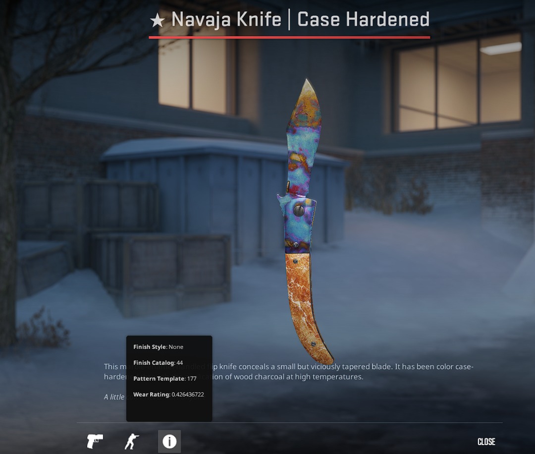CS2/CSGO Navaja Knife | Case Hardened | Well-worn, Video Gaming, Gaming ...