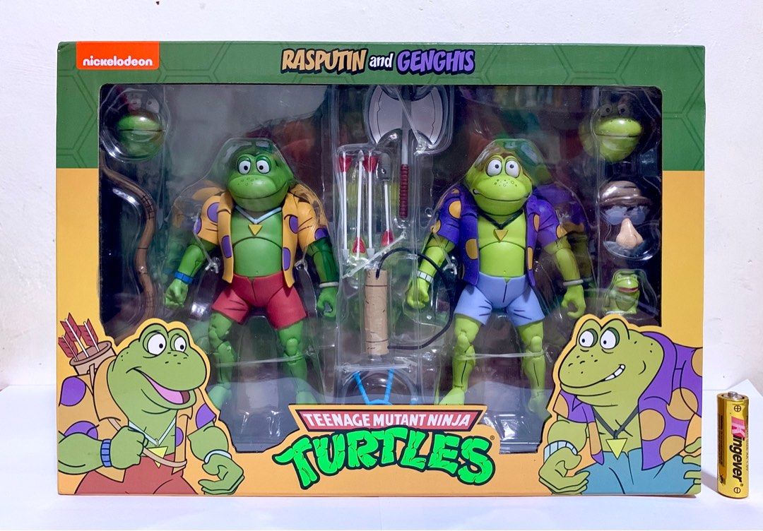 NECA Teenage Mutant Ninja Turtles - Rasputin & Genghis Set, Hobbies ...