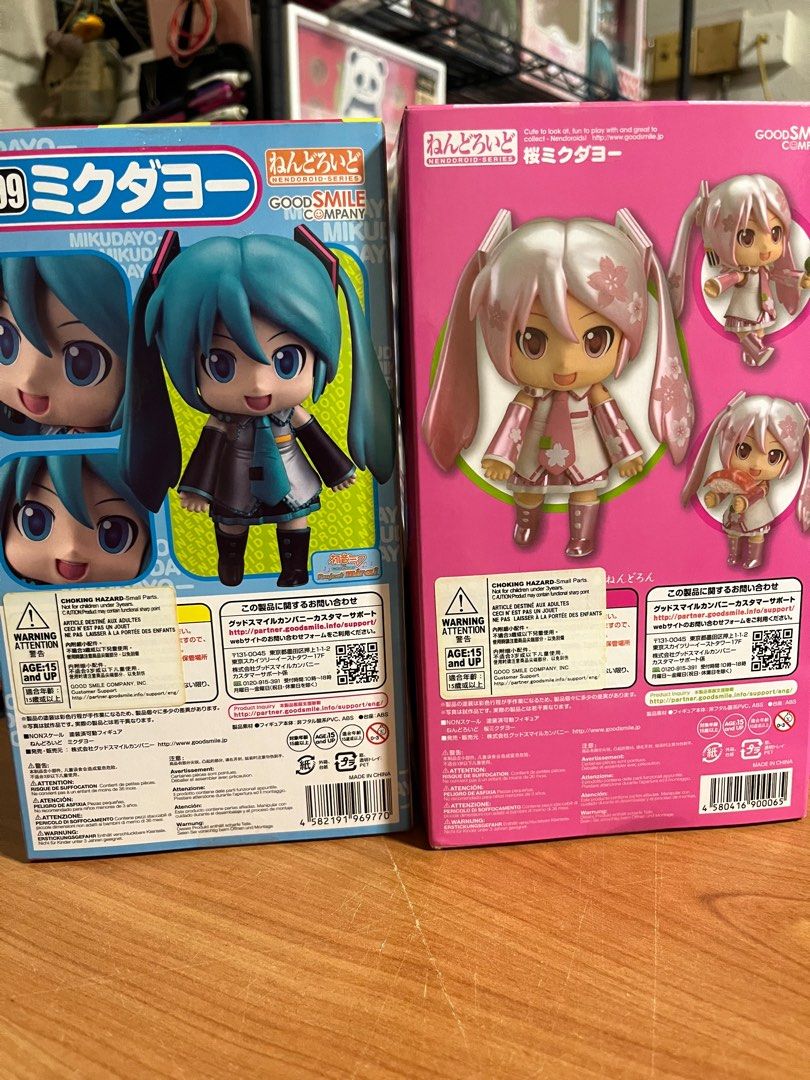 Nendoroid Mikudayo and Sakura Mikudayo, Hobbies & Toys, Toys & Games on ...