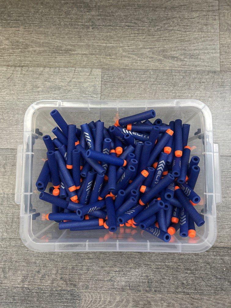 Nerf Gun Bullets (295 bullets), Hobbies & Toys, Toys & Games on Carousell