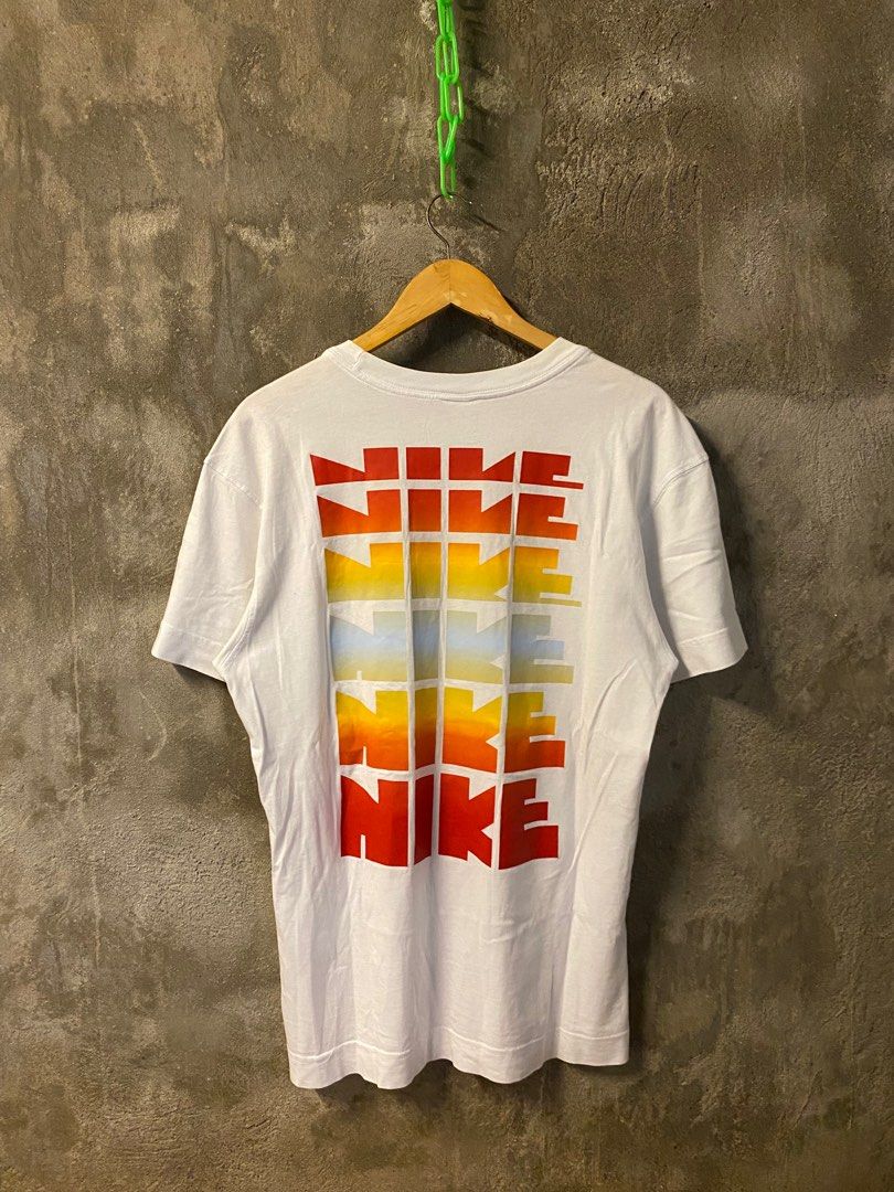 NIKE -SUNSET LOGO- WHITE TEE, Men's Fashion, Tops & Sets, Tshirts ...