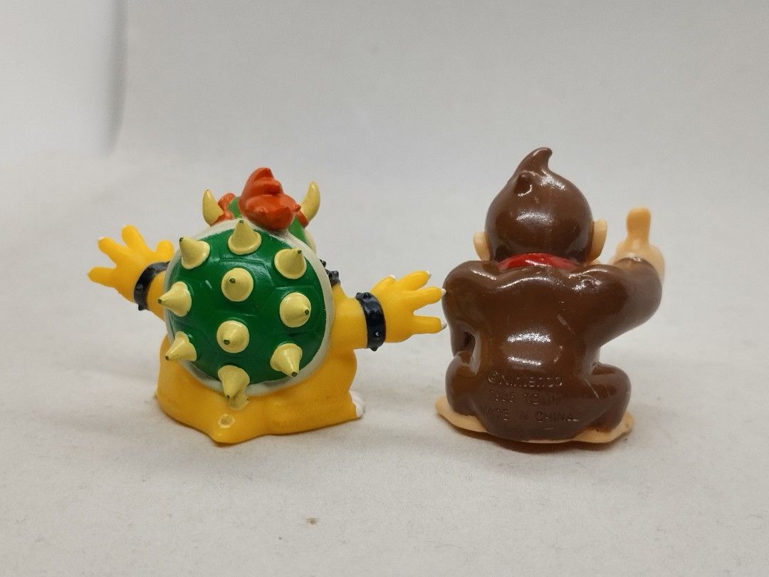 Nintendo - Super Mario - Bowser & Donkey Kong - Finger Puppet - Finger ...