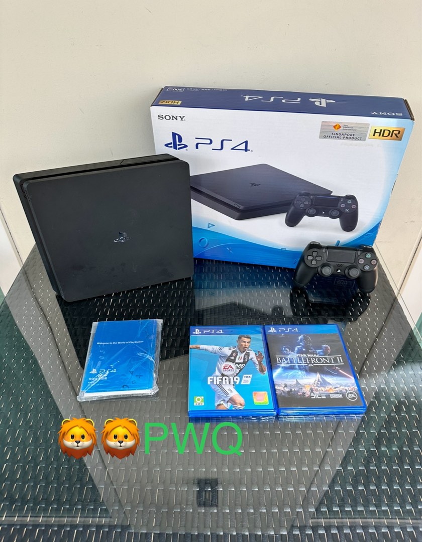 OFFER Sale PS4 Slim 500GB/1TB Console + Free Game PlayStation 4, Video Gaming, Video Game ...