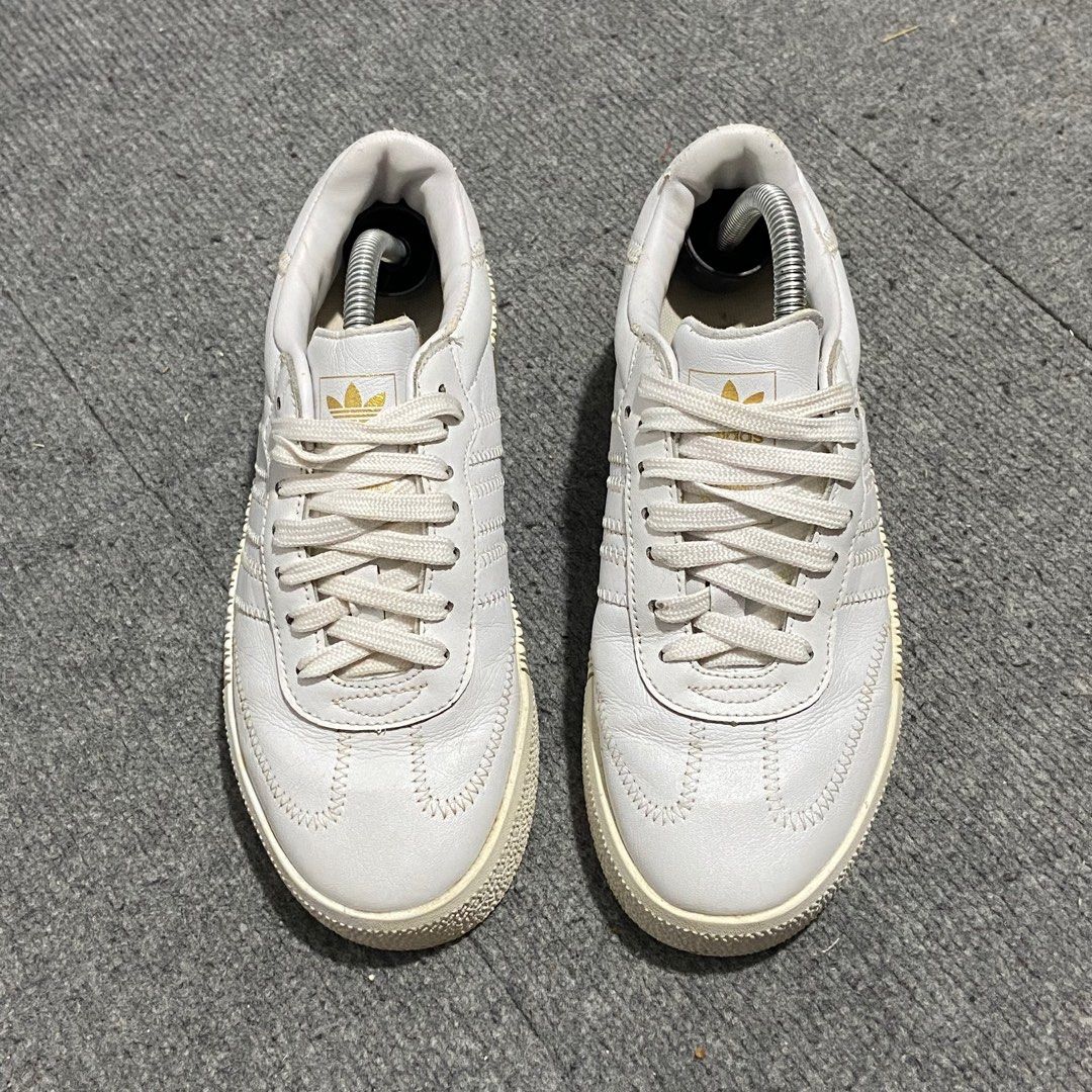 Original Adidas Samba ‘All white’, Women's Fashion, Footwear, Sneakers ...