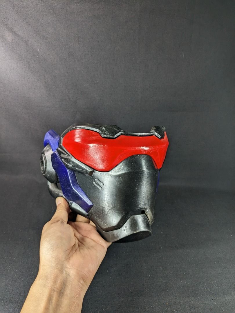 Overwatch Solider 76 Mask / Faceplate [3D printed], Hobbies & Toys ...