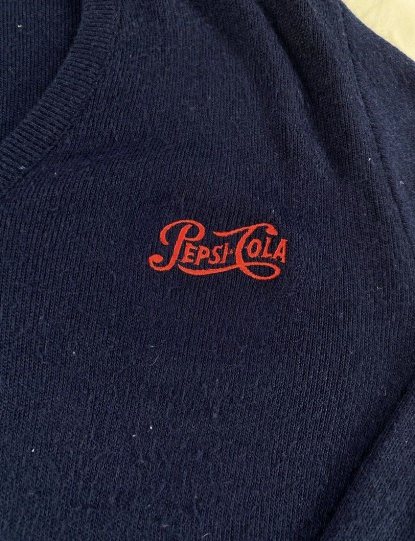 Pepsi cola v-neck sweater, Men's Fashion, Coats, Jackets and Outerwear ...