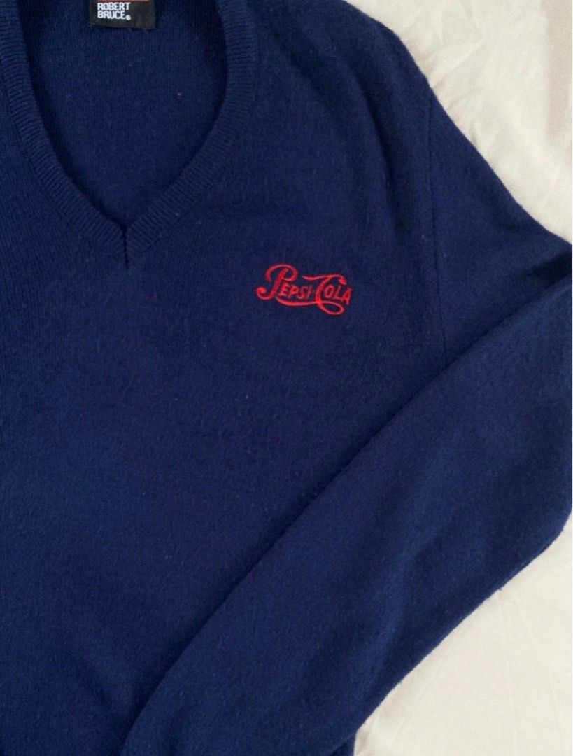 Pepsi cola v-neck sweater, Men's Fashion, Coats, Jackets and Outerwear ...