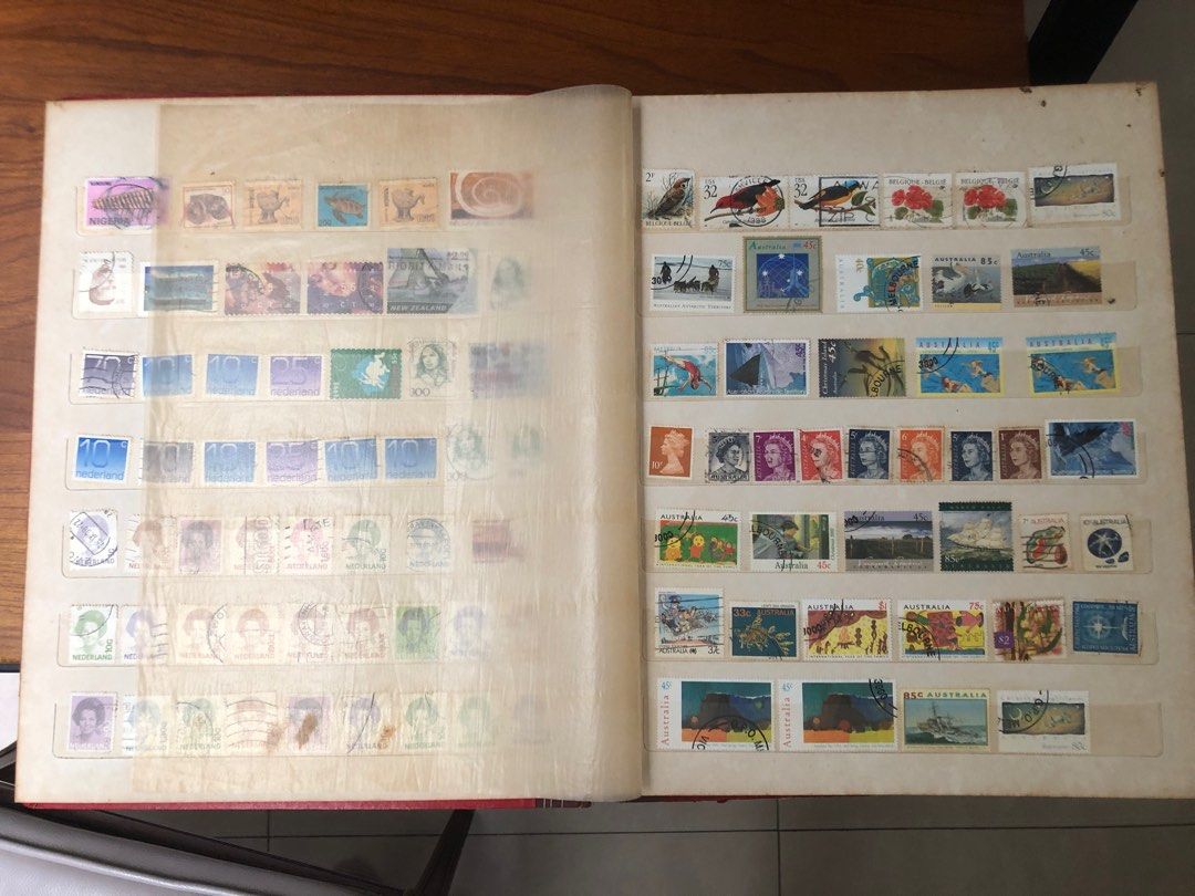 Perangko + buku perangko, indonesia dan internasional, Antik, Pajangan ...