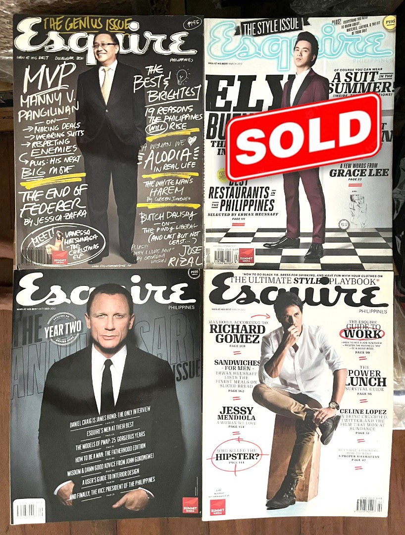Philippines Esquire Magazines, Hobbies & Toys, Books & Magazines ...
