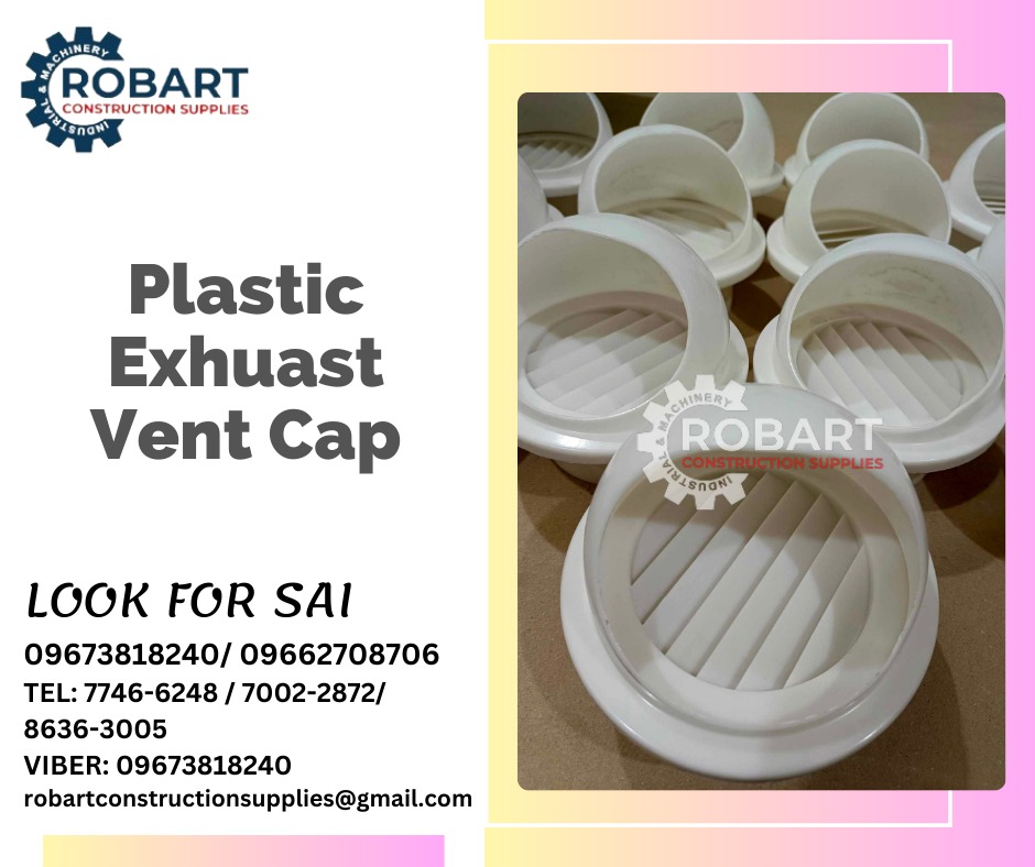 Plastic Exhaust Vent Cap, Commercial & Industrial, Construction Tools ...
