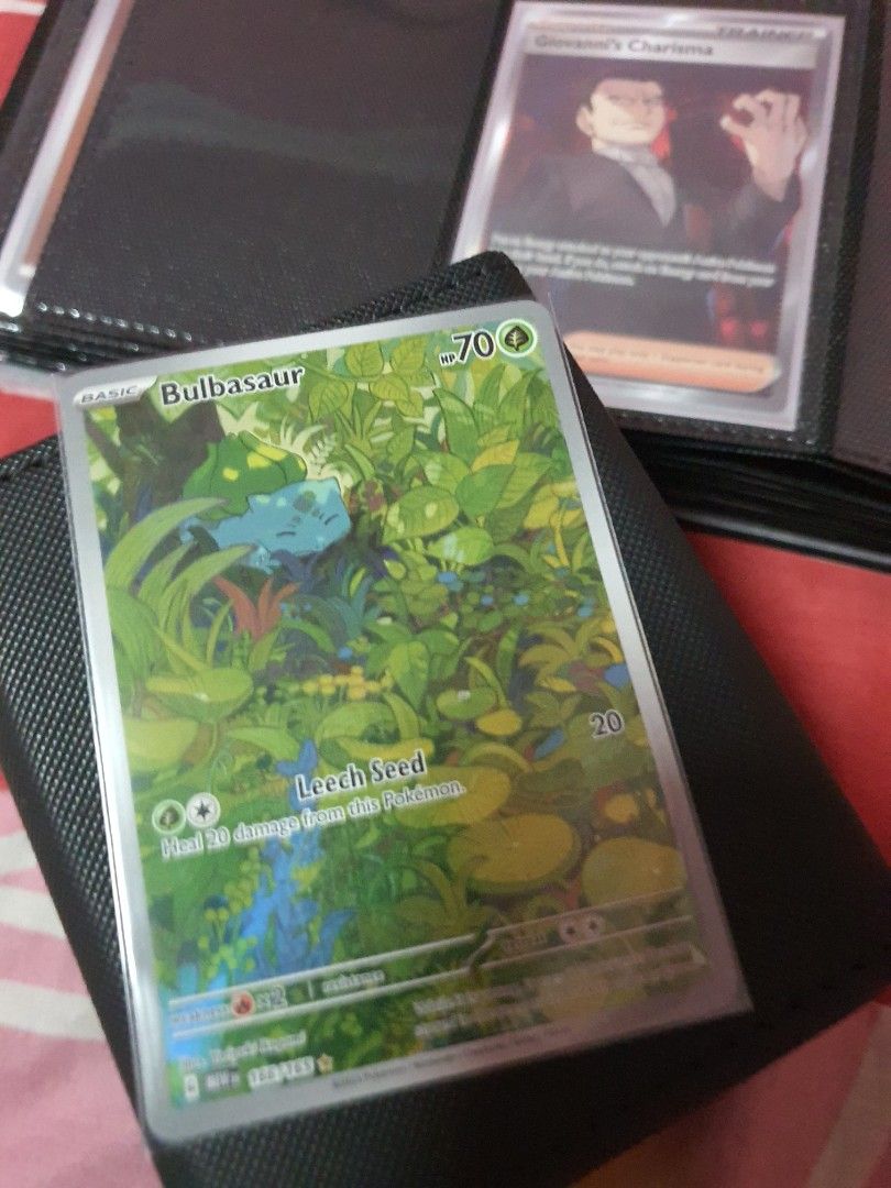 Pokemon Bulbasaur 151 AR English, Hobbies & Toys, Toys & Games on Carousell