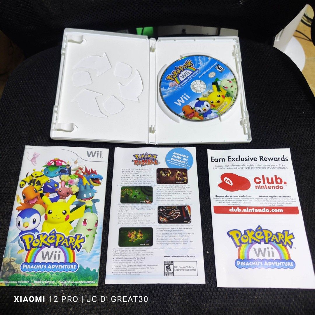 Pokepark Pikachus Adventure Wii game, Video Gaming, Video Games ...
