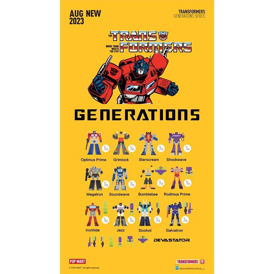 Popmart Transformers Generations BNIF, Hobbies & Toys, Toys & Games on ...