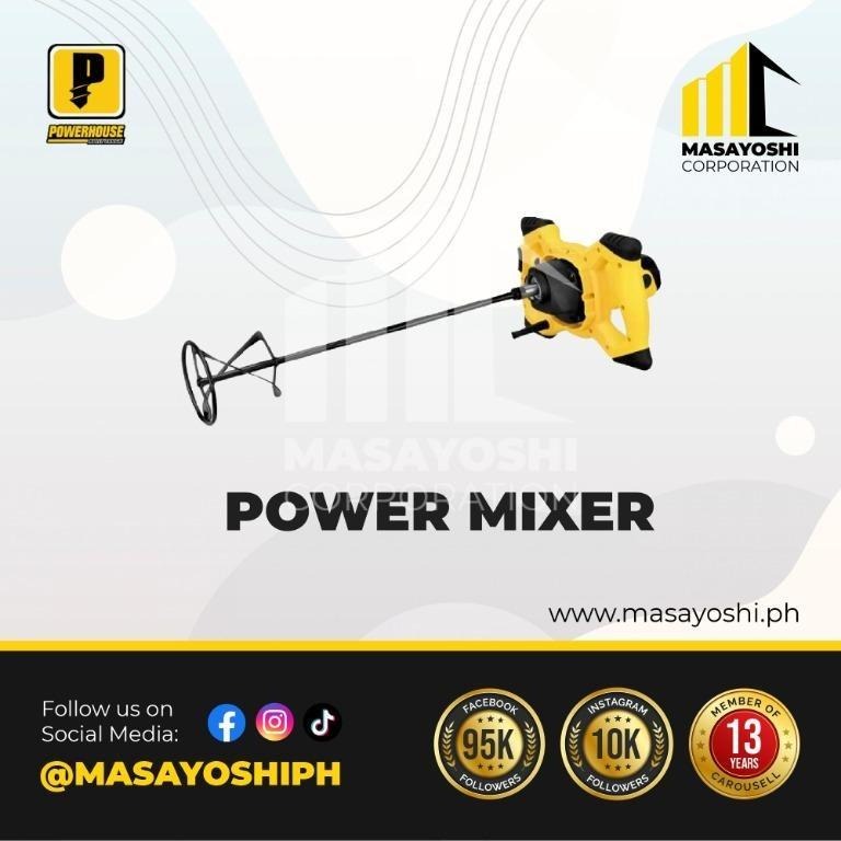 Powerhouse Power Mixer | PH-EH120MM | Heavy Duty Equipment | Power ...