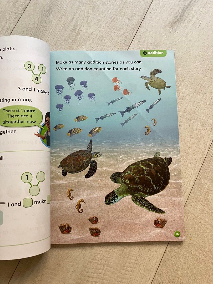 Primary 1 P1 1A Math Textbook, Hobbies & Toys, Books & Magazines ...