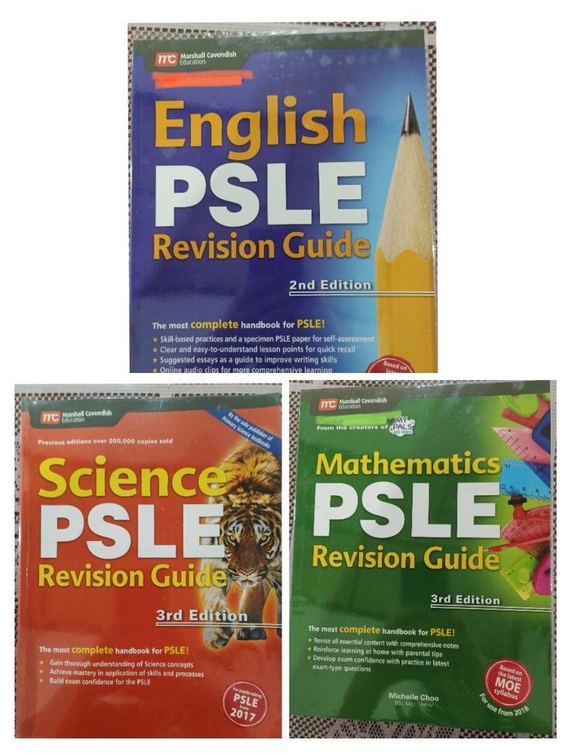 PSLE English Revision Guide PSLE Maths Revision Guide PSLE Revision ...