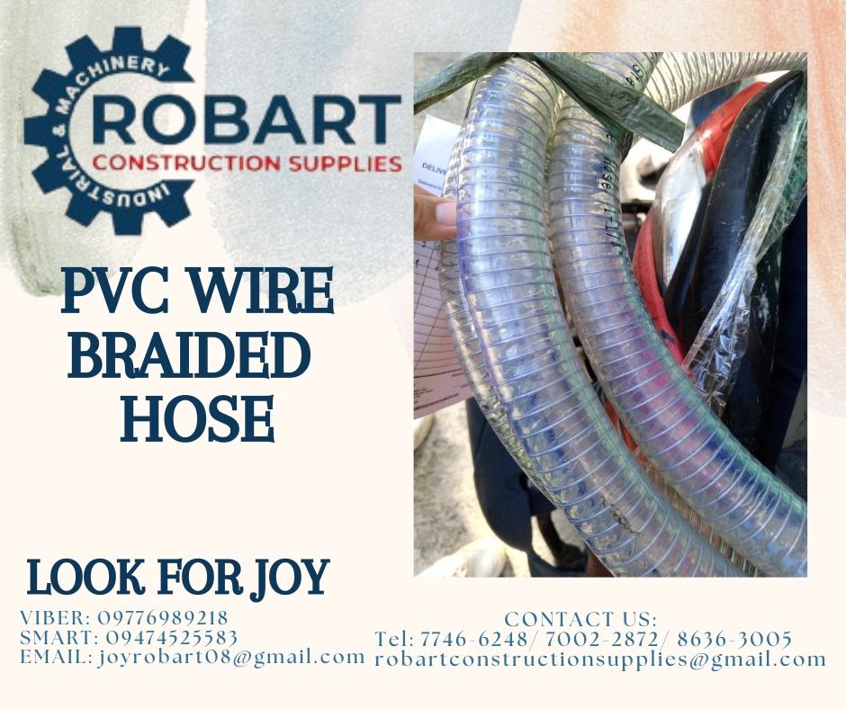 PVC WIRE BRAIDED HOSE, Commercial & Industrial, Construction & Building ...