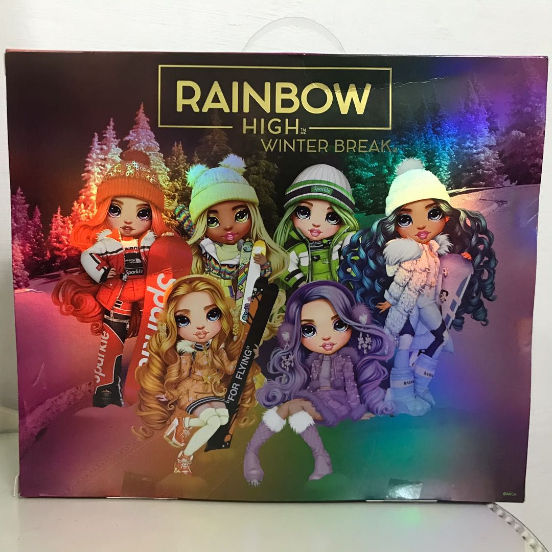 Rainbow High Doll Winter Break Violet Willow / purple doll, Hobbies ...