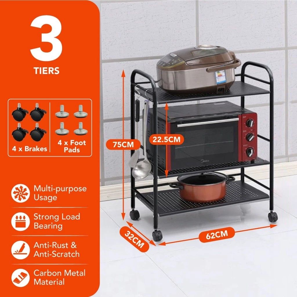Rak Microwave Rack Rak Oven Rack Rak Dapur Rak Coway Rak Cuckoo Kitchen ...