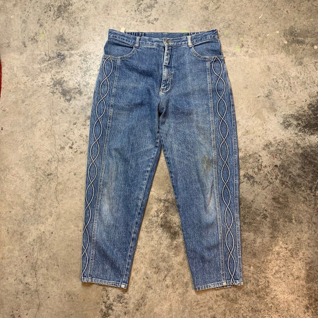 rare designer jeans, Men's Fashion, Bottoms, Jeans on Carousell