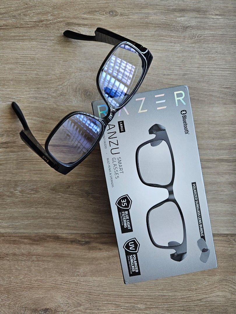 Razer Anzu Smart Glasses / Bluetooth / Large size, Audio, Headphones ...